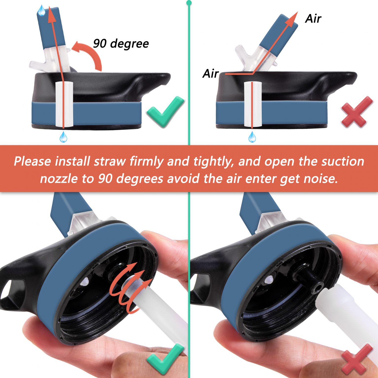 FUNUS 1 Gallon Water Bottle -128 OZ – SOCOO